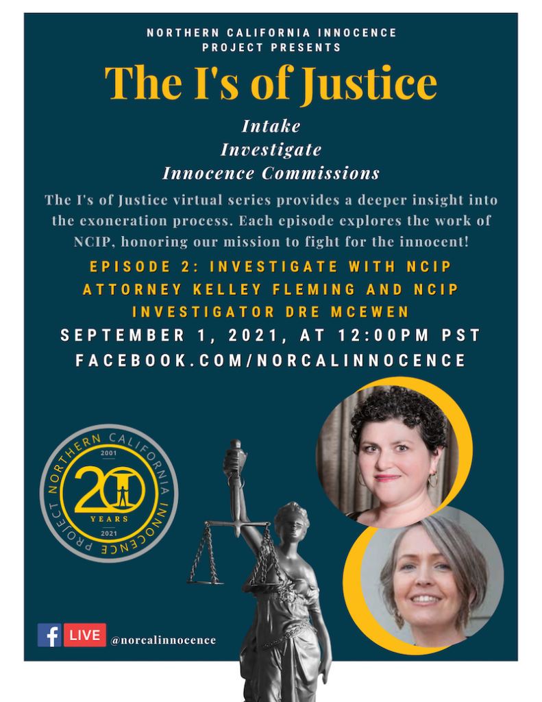Virtual Series - Northern California Innocence Project